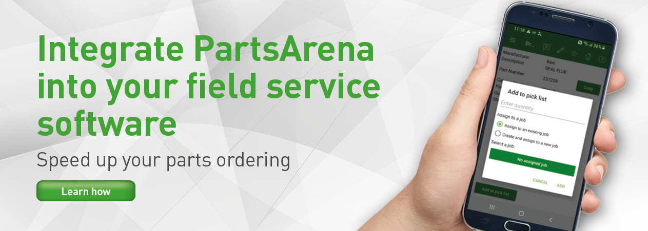 Boiler parts identification solved | PartsArena Pro app